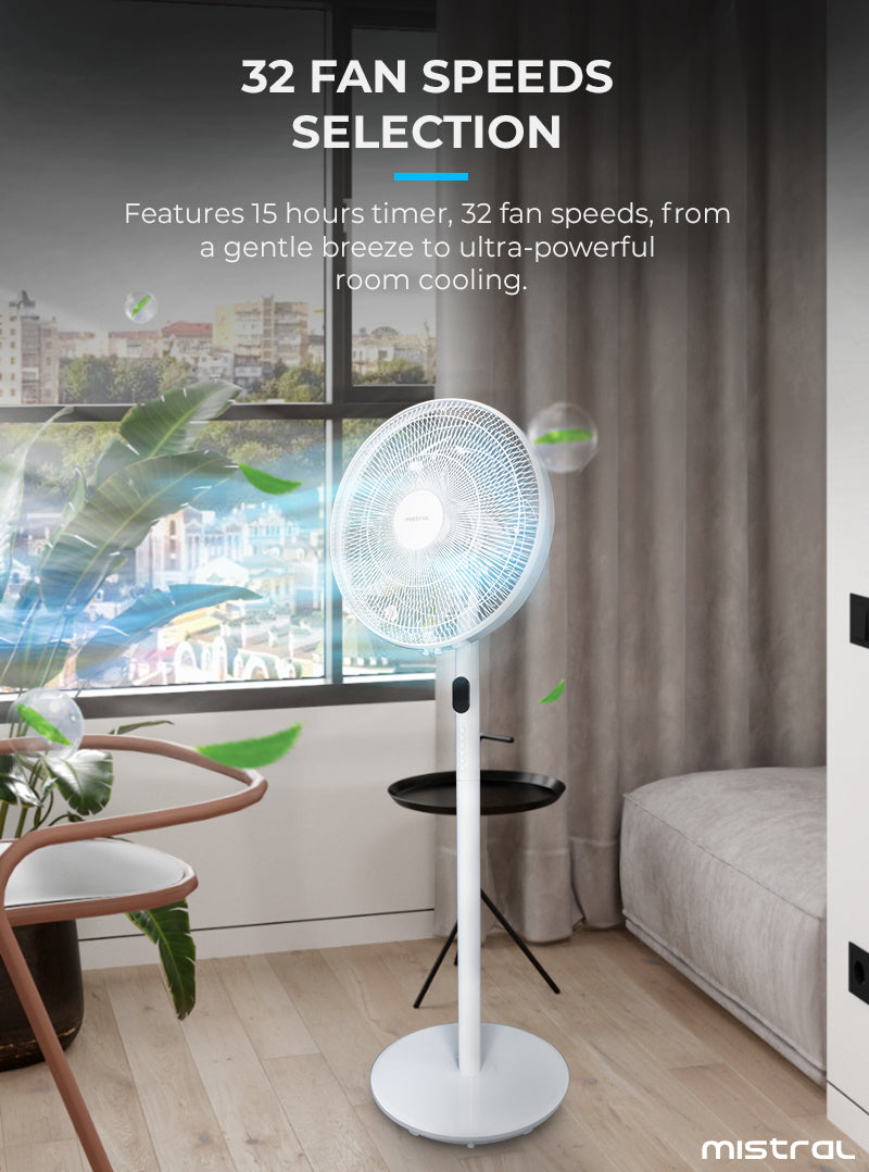 Mistral MIF407R DC Stand Fan with Remote 16 Inch – ET SOUND ENTERPRISE ...