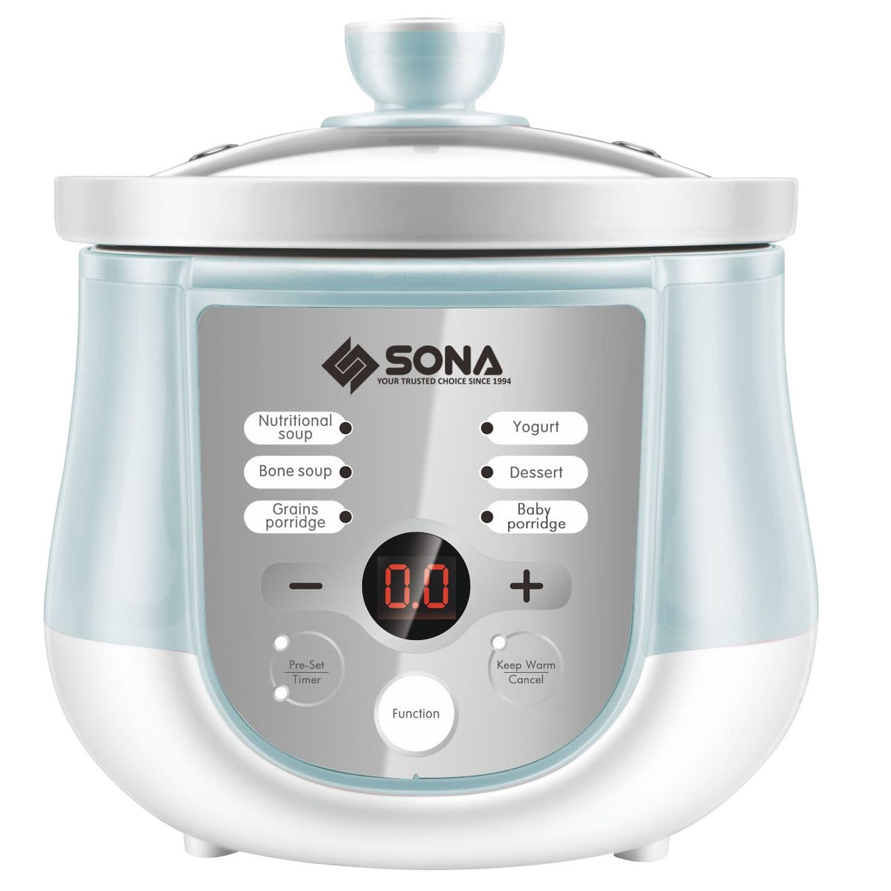 Sona SSC 1061 Digital Stew Cooker (Lead-Free) 1.0L – ET SOUND ...
